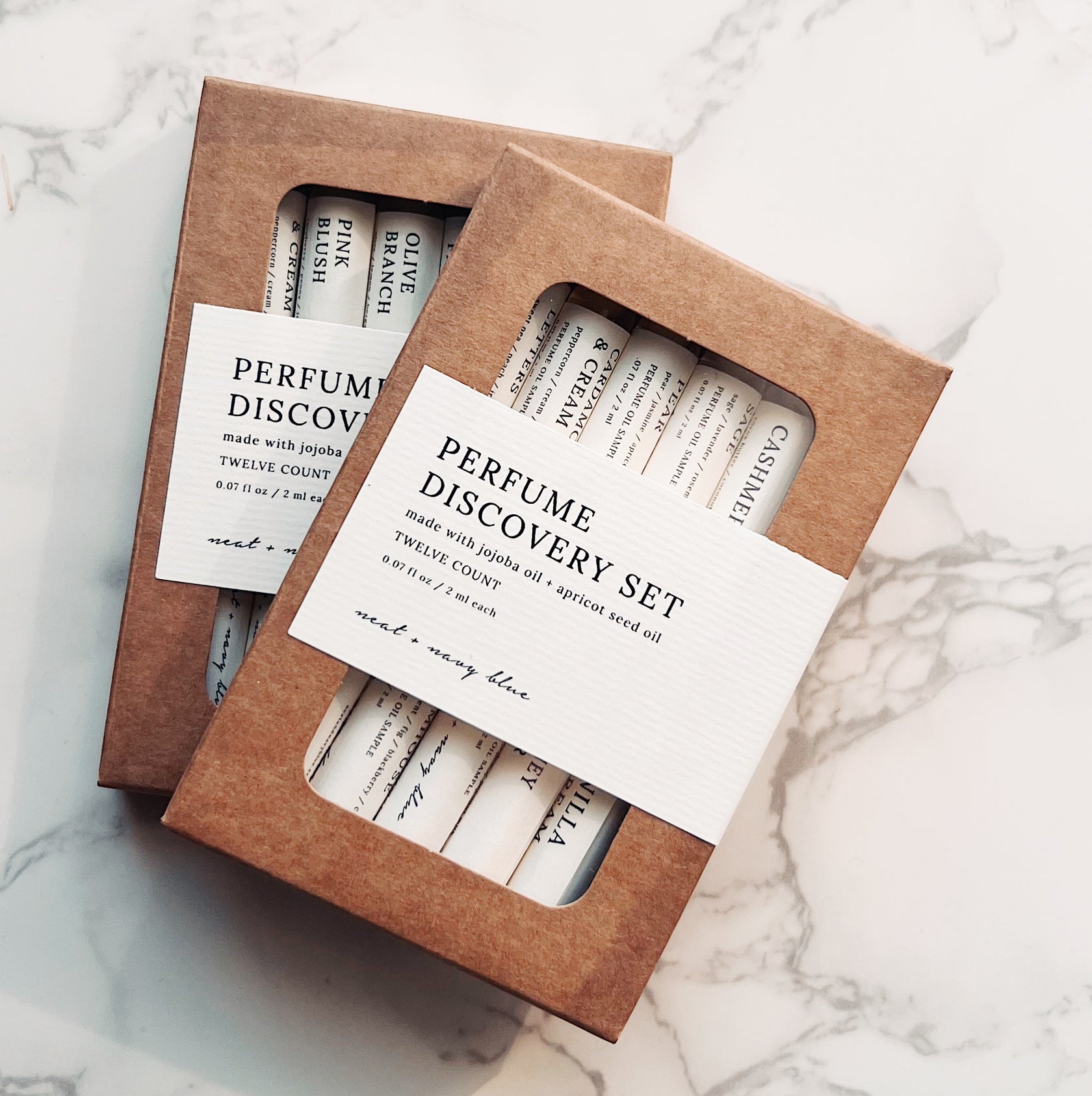 Perfume Discovery Set – Neat and Navy Blue